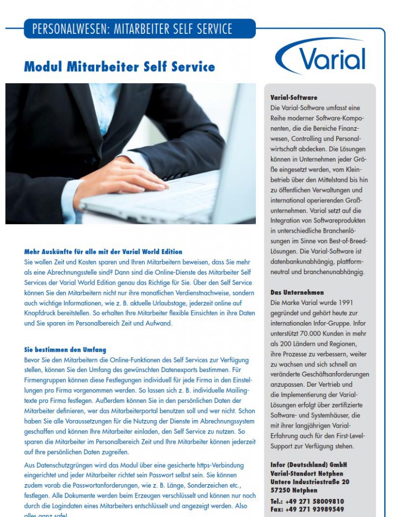 Zusatzmodule - Varial